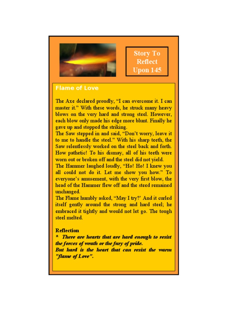Story To Reflect Upon 145, 146 | PDF | Home & Garden | Poetry