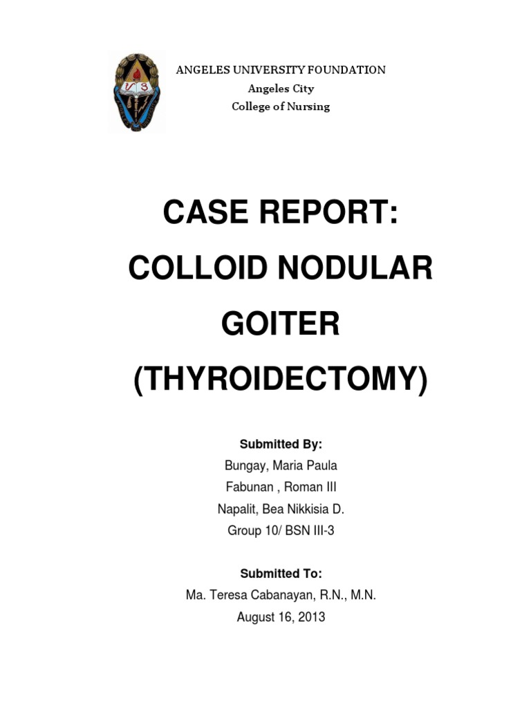 Colloid Nodular Goiter | Thyroid Stimulating Hormone | Thyroid