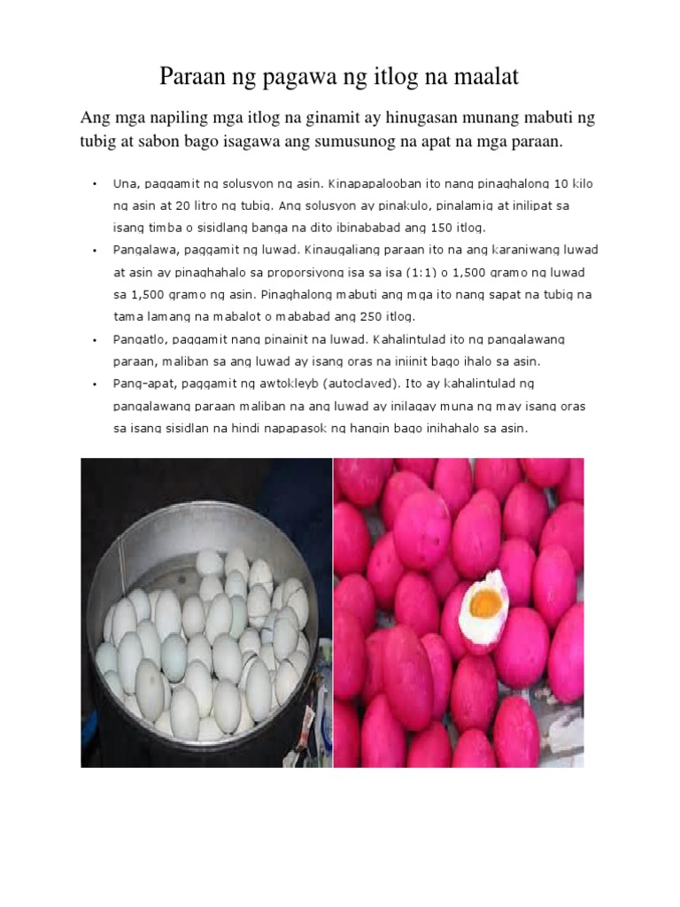 Paraan Ng Pagawa Ng Itlog Na Maalat | Smoking (Cooking) | Vinegar