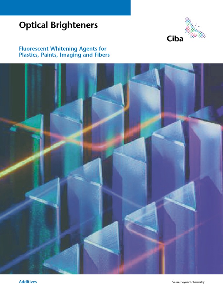 Optical Brighteners CIBA | PDF | Fluorescence | Titanium Dioxide