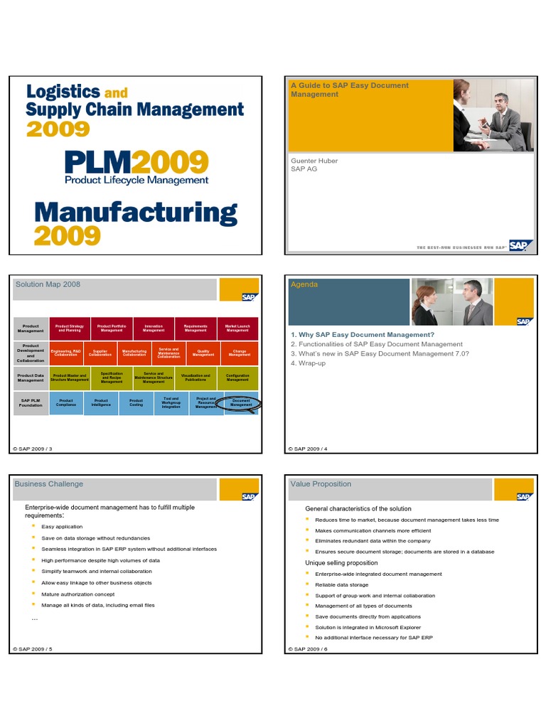 Easy DMS 7.0 - SAP Insider | PDF | Sap Se | Windows Vista