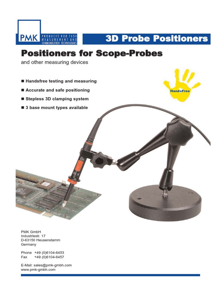 3D Probe Positioners | Printed Circuit Board | Equipment