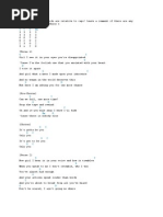 You Are The Reason - Calum Scott - Not Angka | PDF | Nature