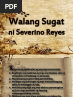 Walang Sugat Ni Severino Reyes. | PDF