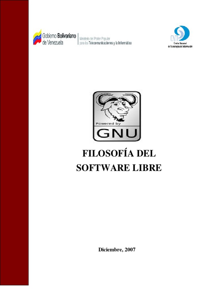 Filosofia Del Software Libre | PDF | Software libre | Programa de computadora