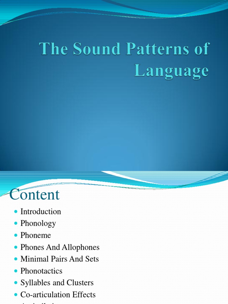 The Sound Patterns of Language | Syllable | Phoneme | Free 30-day Trial ...
