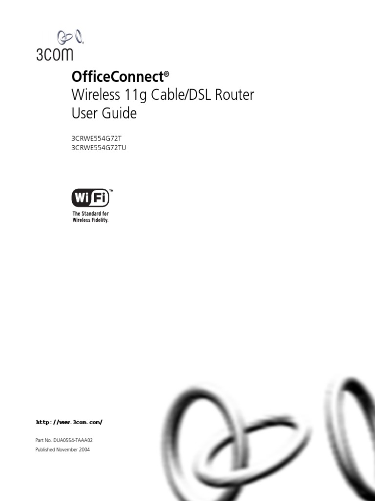 Officeconnect: Wireless 11G Cable/Dsl Router User Guide | PDF | Ip ...