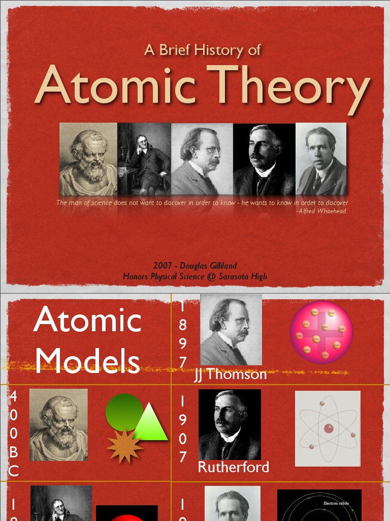 Atomic Theory | PDF