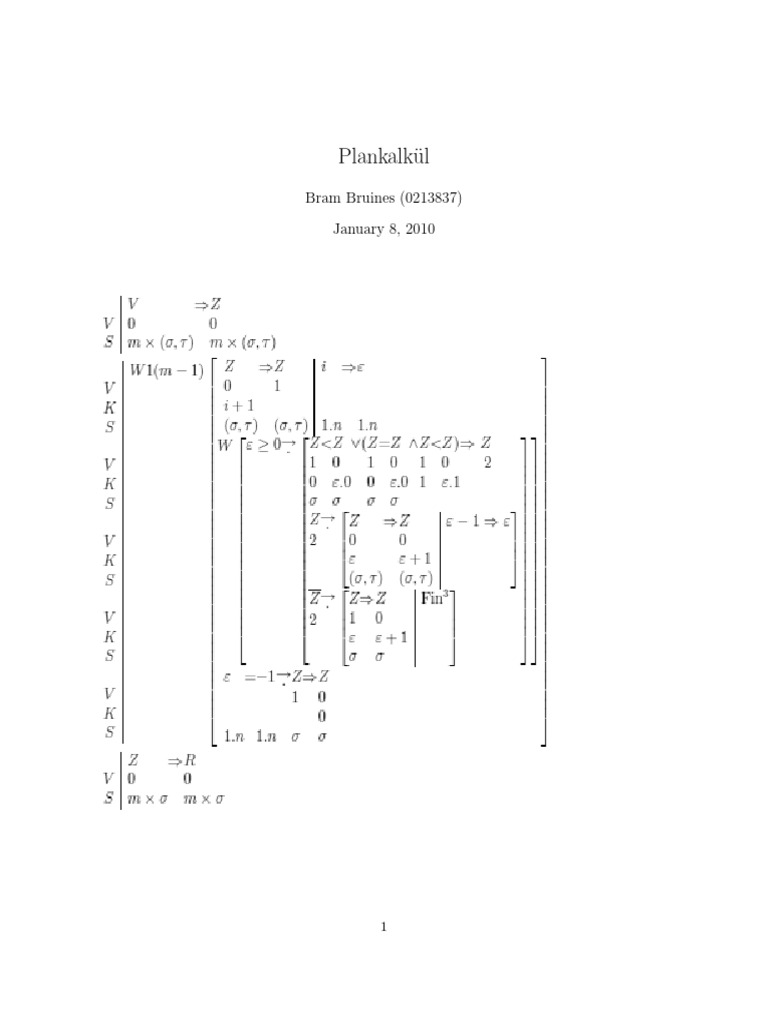 Bram Bruines - Plankalkul | PDF | Control Flow | Variable (Computer ...