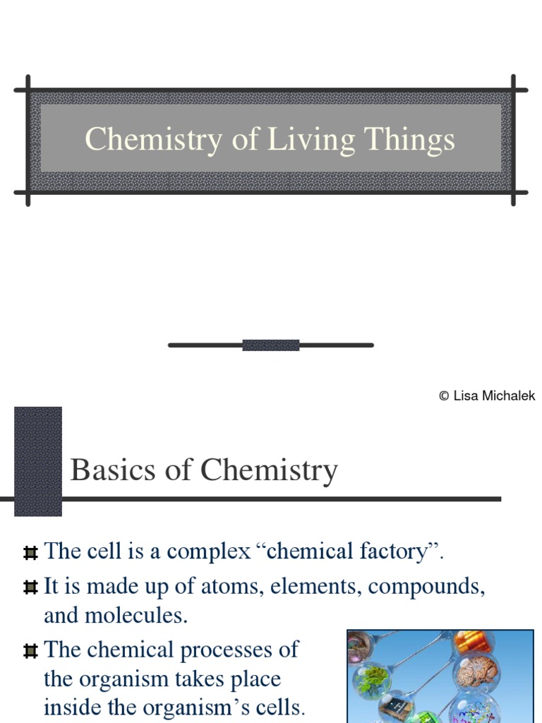 Chemistry of Living Things | PDF | Chemical Compounds | Carbohydrates