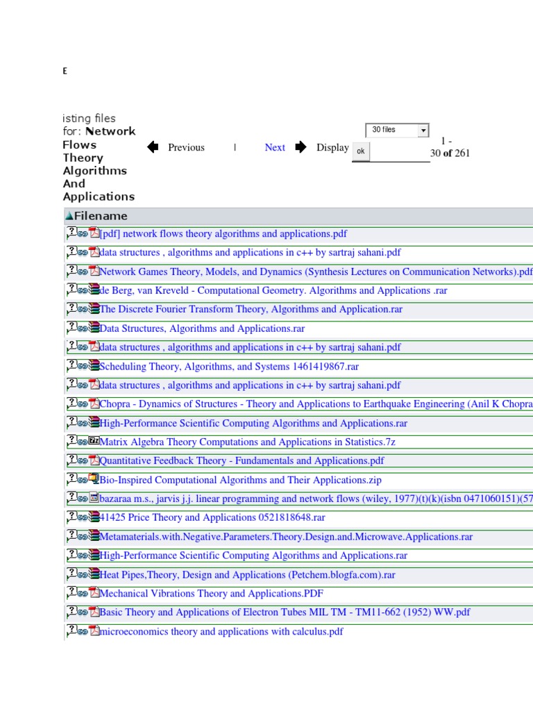 Flows Theory Algorithms and Applications Filename Size Source Downloads ...