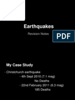 Christchurch Earthquake Case Study | PDF | Earthquakes | Natural Disasters