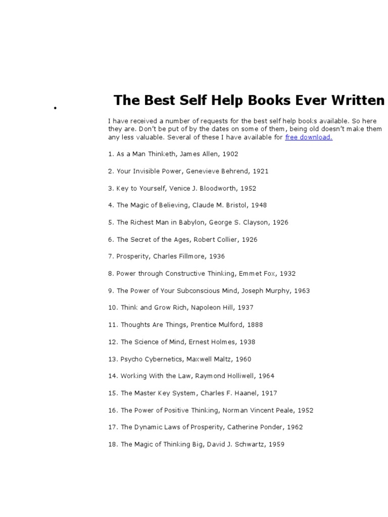 the-best-self-help-books-ever-written-pdf