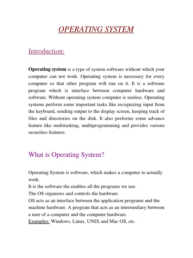 Operating System Final | PDF | Operating System | Computer Program