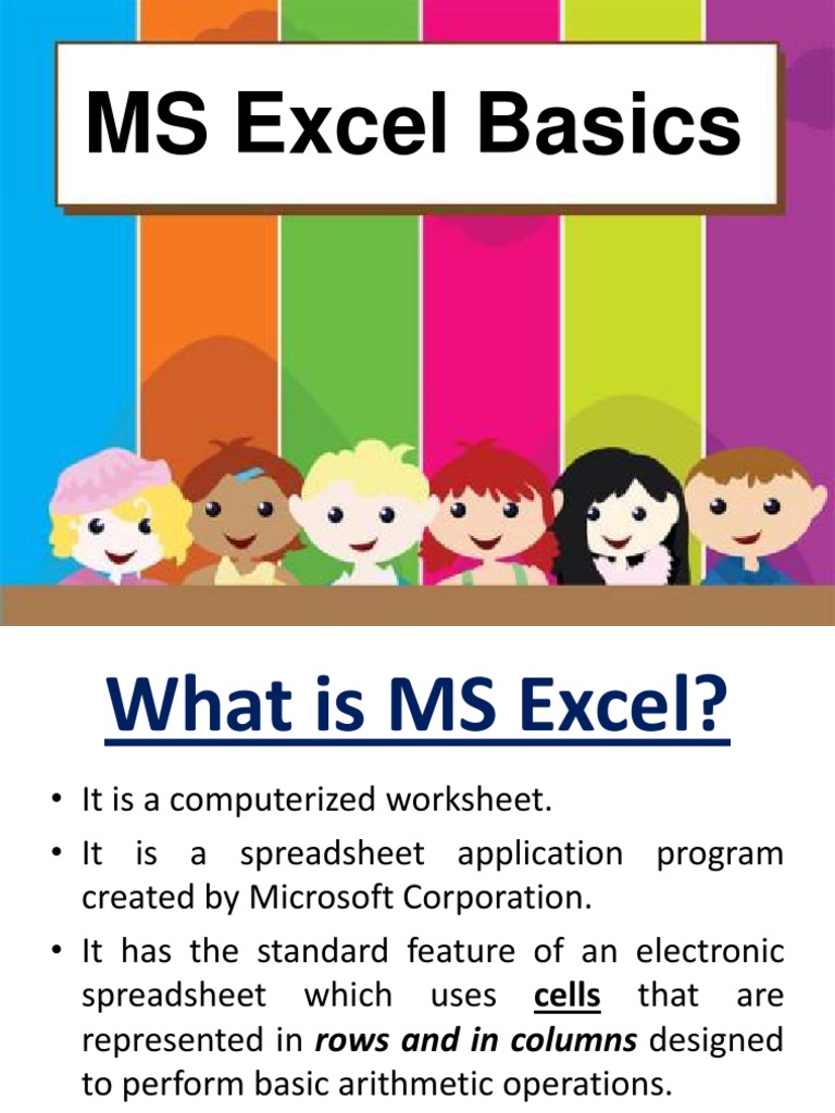 MS Excel - Grade 5 | PDF | Spreadsheet | Tab (Gui)