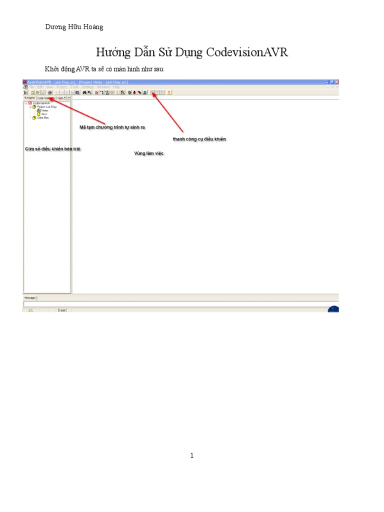 Huong Dan Su Dung CodevisionAVR | PDF