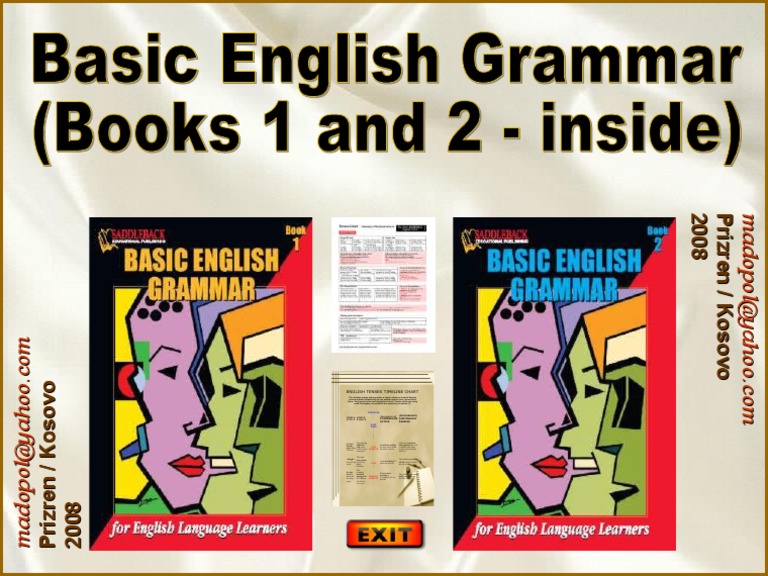 Basic English Grammar - Books 1 and 2 | PDF | Grammatical Tense ...