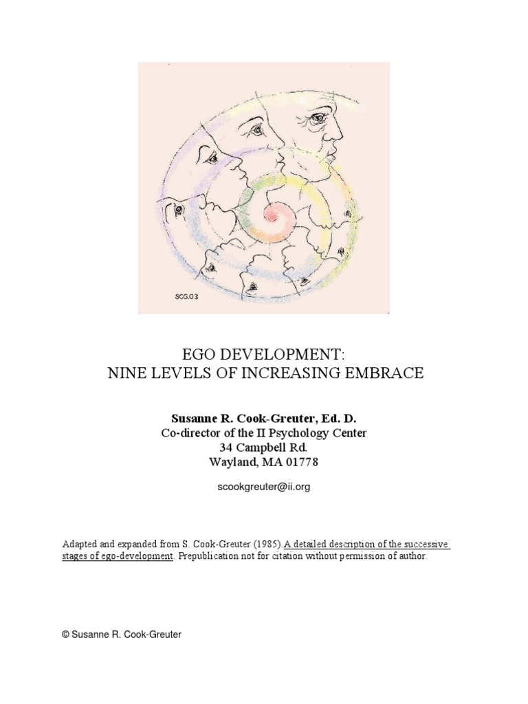 Ego Development Theory and Stage Descriptions | PDF | Self | Conformity