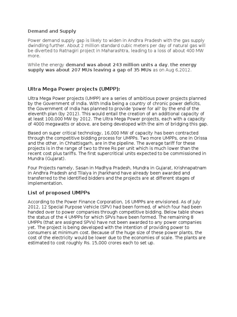 AP Power Details | Download Free PDF | Hydroelectricity | Electricity ...