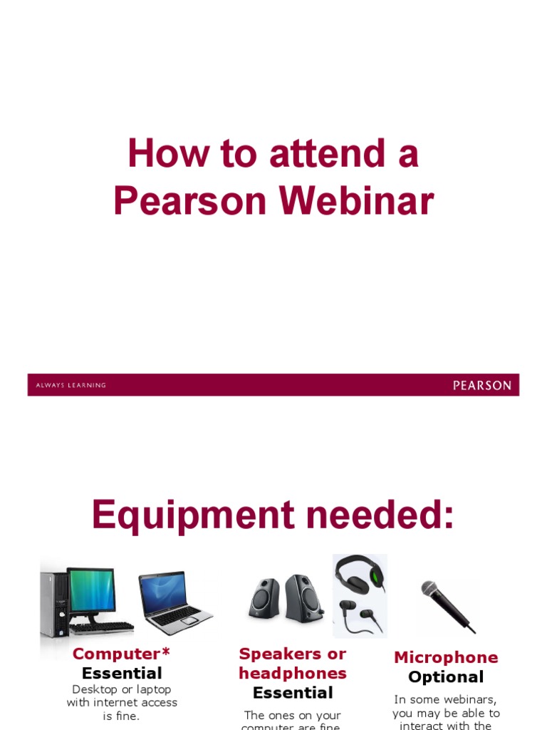 How To Attend Webinar | PDF | Web Browser | Web Conferencing