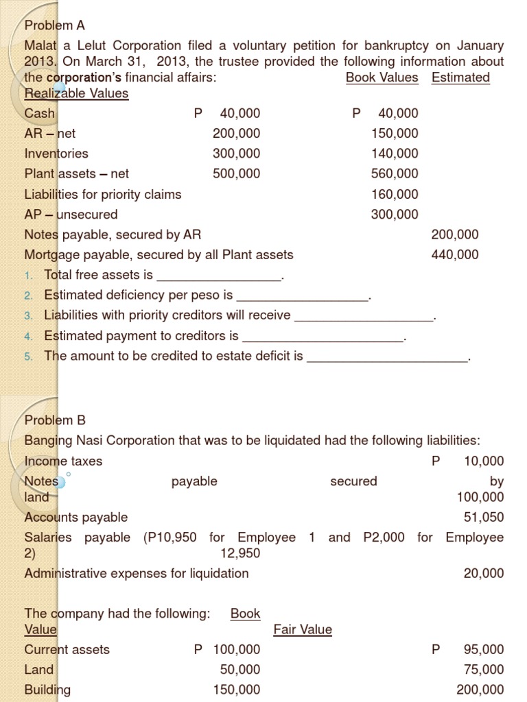 Corporate Liquidation | PDF