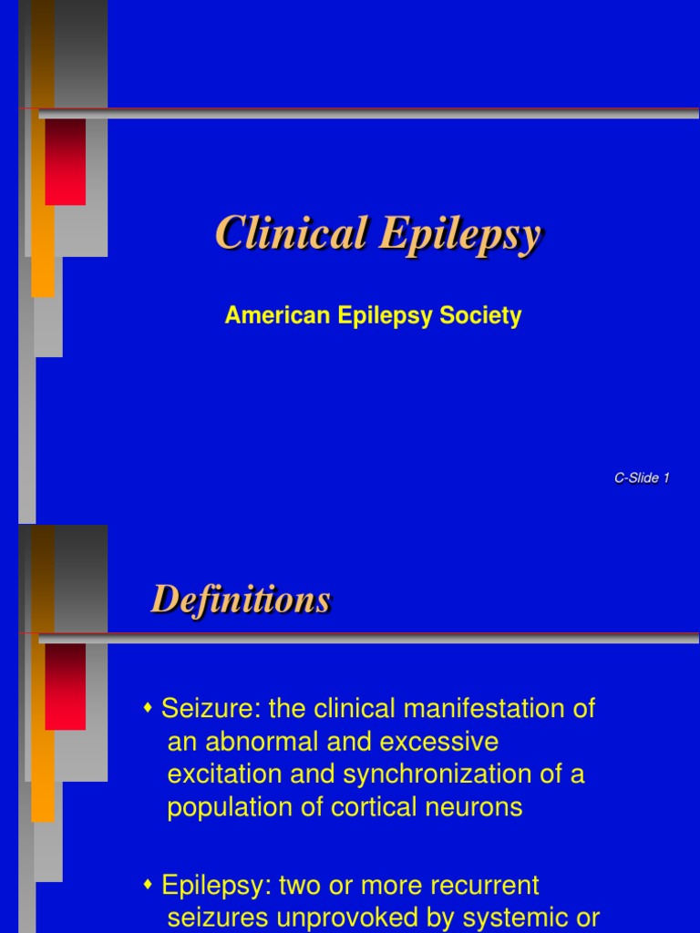 Clinical Epilepsy | PDF | Epilepsy | Episodic And Paroxysmal Disorders