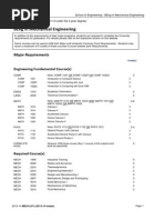 University of Alabama ME Flowchart | PDF | Mechanical Engineering ...