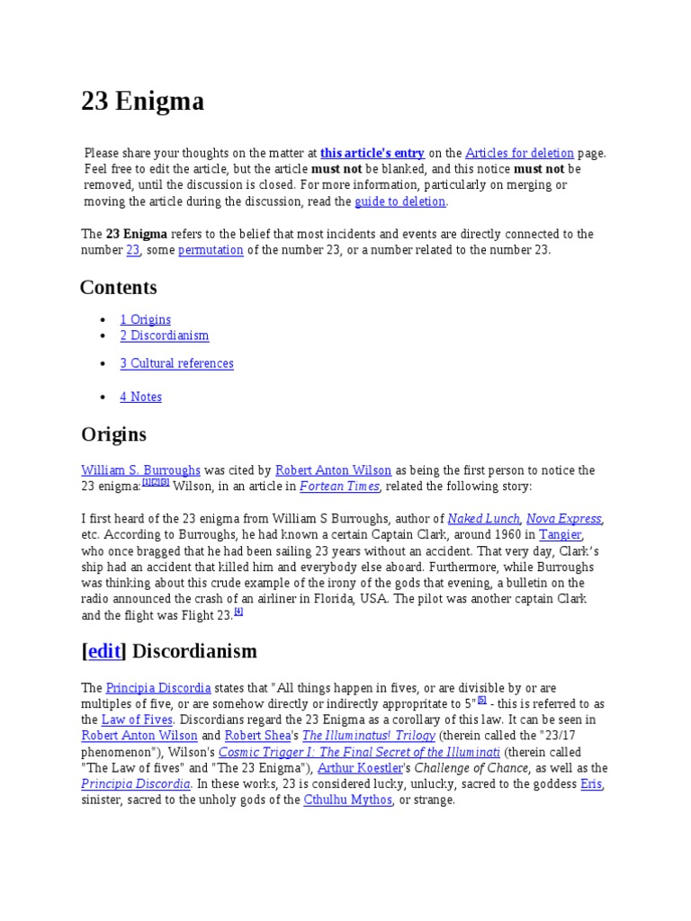 23 Enigma | PDF | Nature