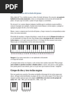 Conociendo Teclas Correspondientes A Cada Dedo y Mano | PDF