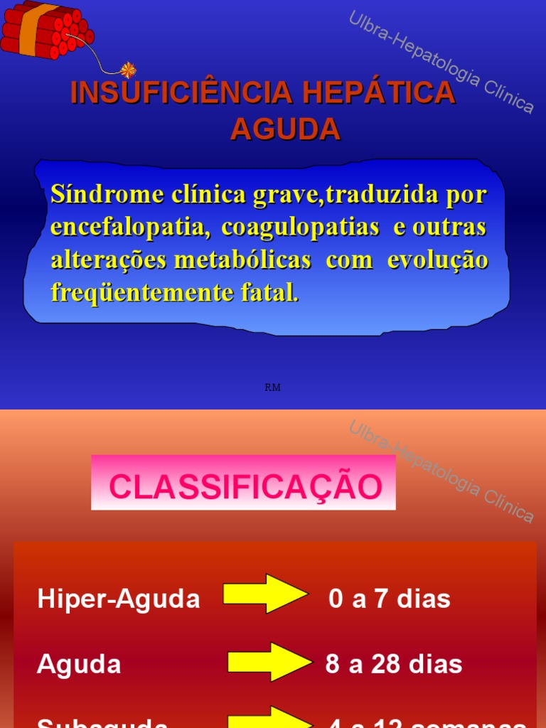 Aula 10 - Insuficiência Hepática Aguda | PDF | Epidemiologia | Órgão ...
