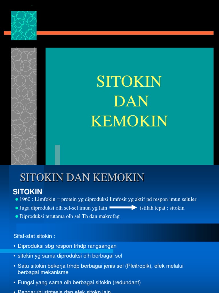05 Sitokin Dan Kemokin | PDF