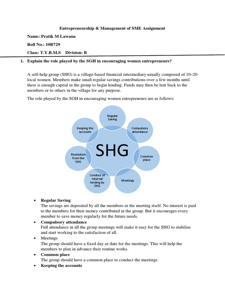 Entrepreneurship & Management of SME Assignment | Download Free PDF | Entrepreneurship | Outsourcing