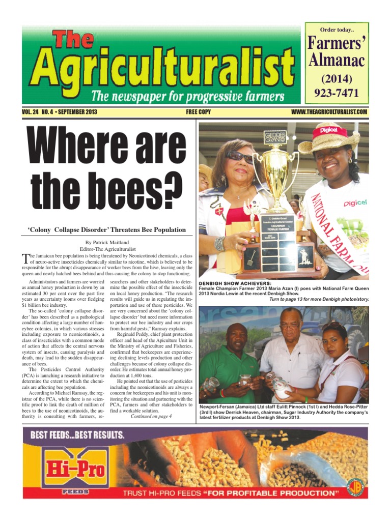 The Agriculturalist Newspaper - September 2013 | PDF | Pesticide ...
