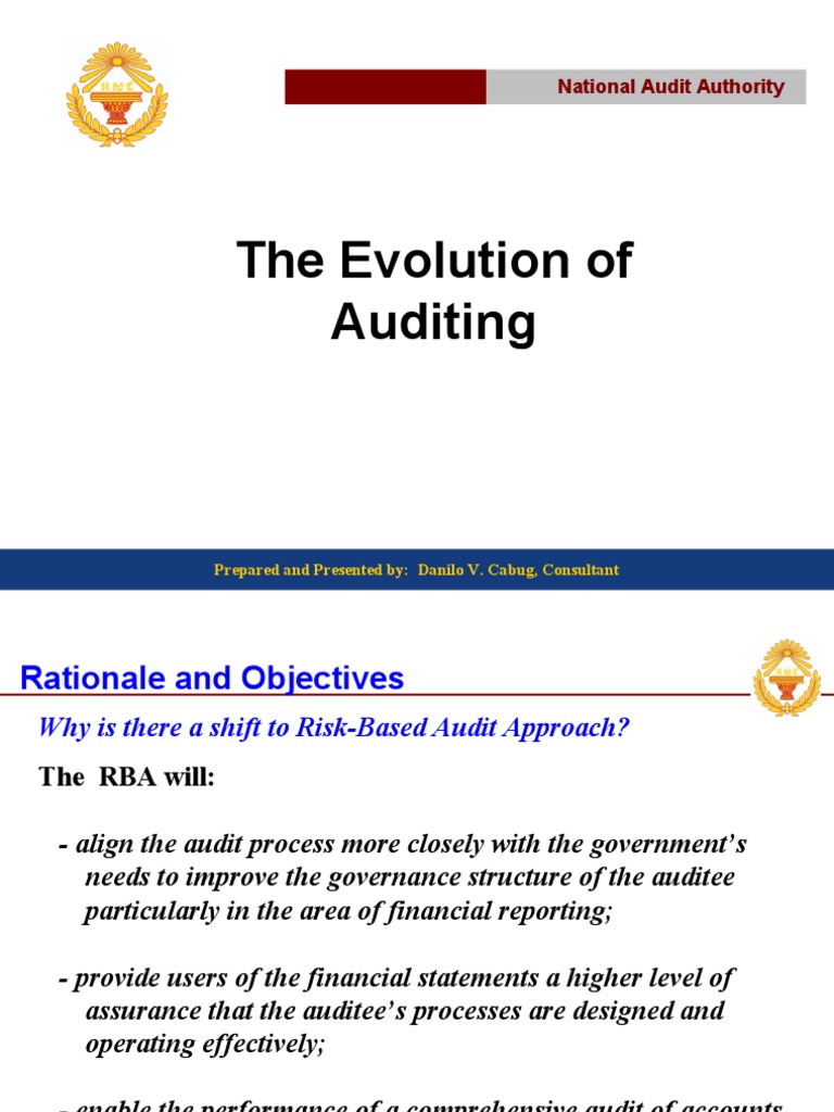 Evolution of Auditing | PDF | Financial Audit | Corporate Governance