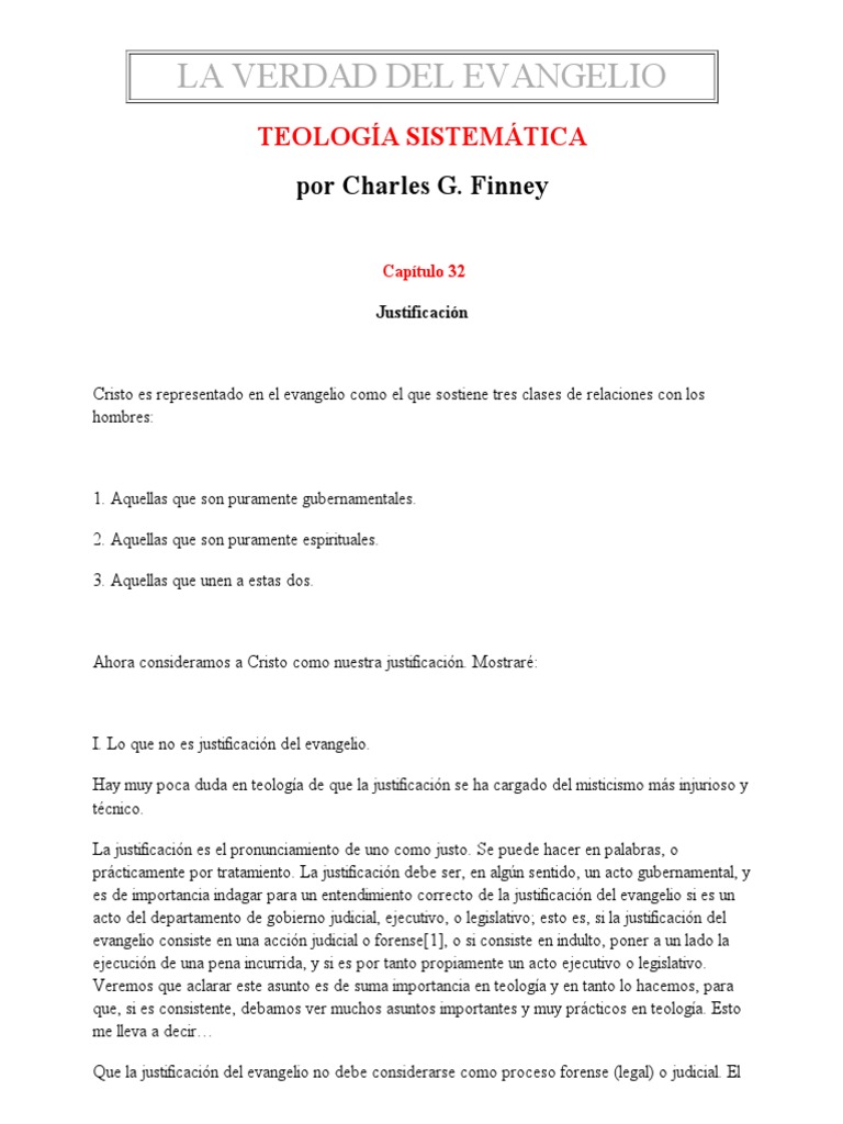 Justificación - Termino Forense | PDF | Expiación en el cristianismo ...
