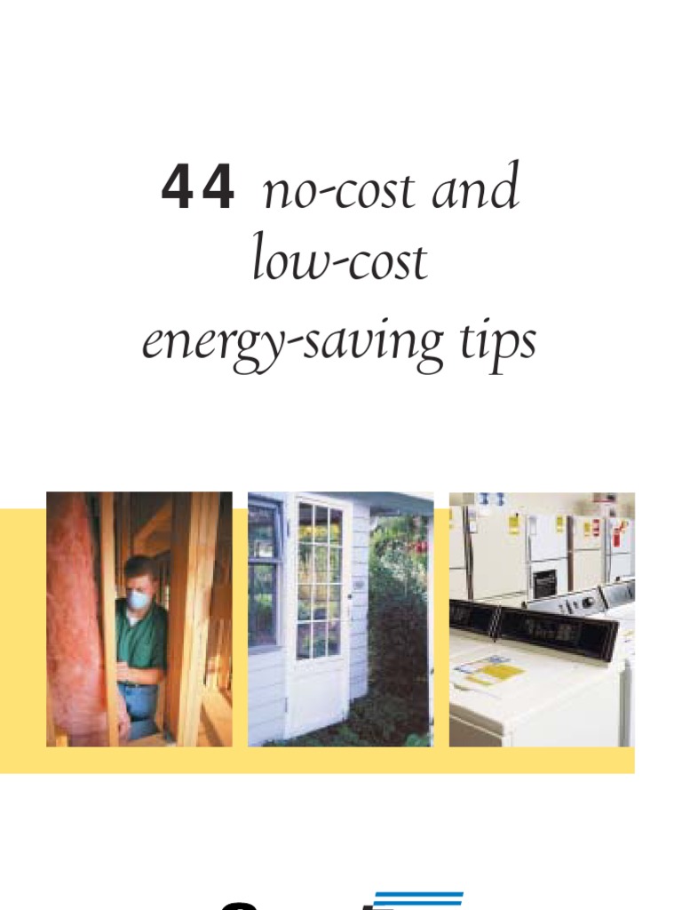 44 Ways 2 Save Energy | PDF | Hvac | Kilowatt Hour