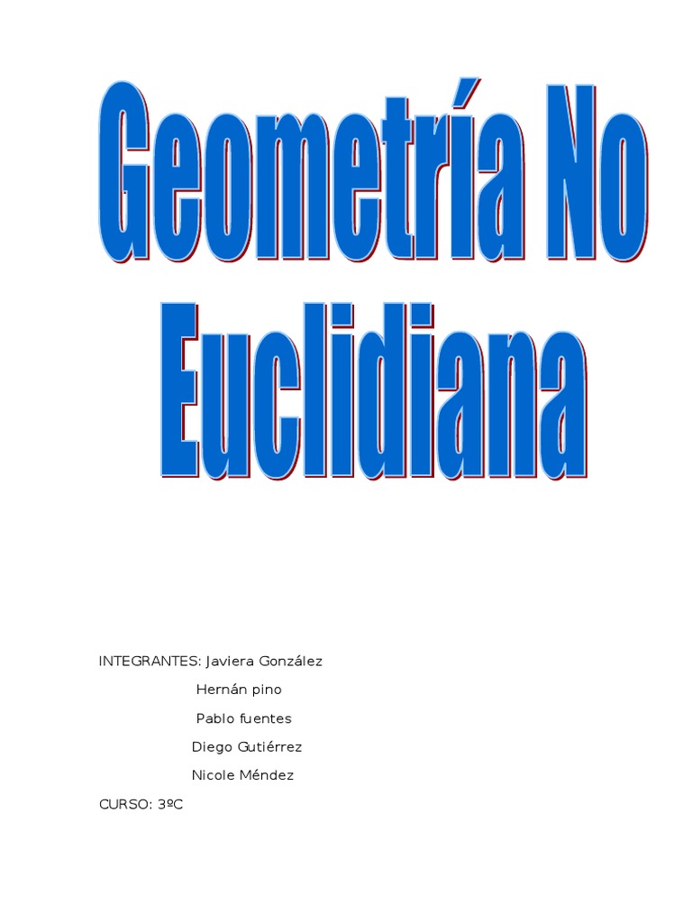 Geometría No Euclidiana | PDF | Geometría euclidiana | Geometría