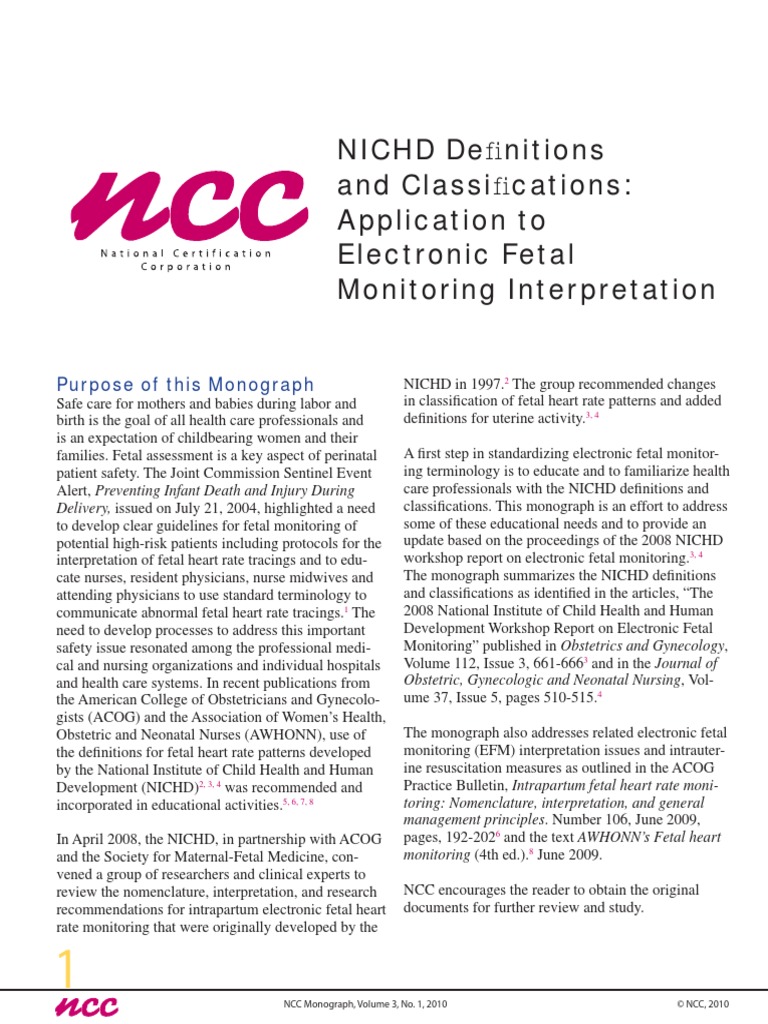 Final Ncc Monograph Web-4!29!10 (1) | Maternal Health | Childbirth
