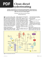 Diesel Hydrotreating Unit Overview | PDF | Oil Refinery | Diesel Fuel