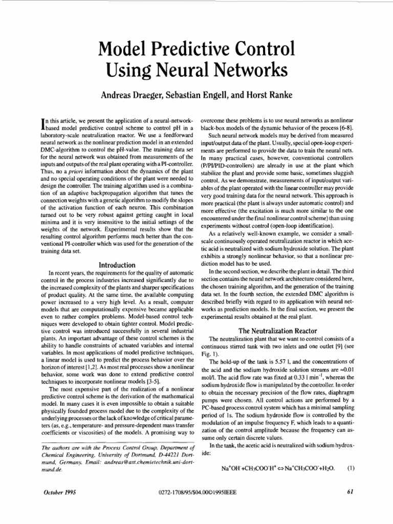 Model Predictive Control | PDF