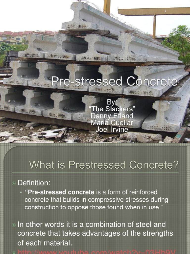 Pre-Tension Concrete Methods | PDF | Prestressed Concrete | Concrete
