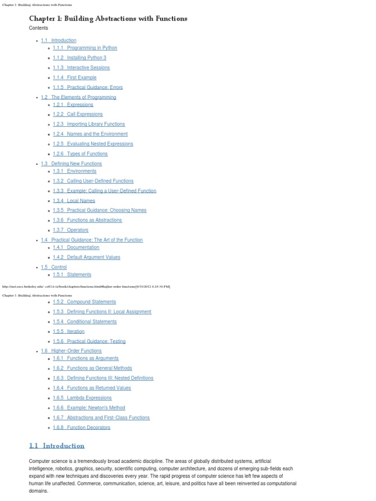 Computer Science 61A | PDF | Parameter (Computer Programming) | Subroutine