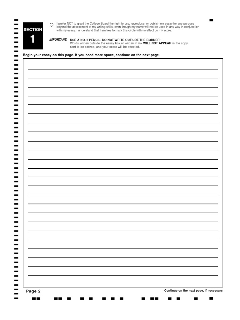 SAT Answer Fill in Sheet | Download Free PDF | Sat | Pencil