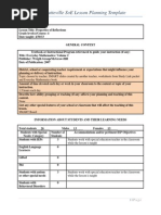 Lesson Plan ECRIF PDF | PDF | Lesson Plan | English As A Second Or ...