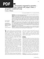 Alfredson Protocol - achille's tendonitis | Pain | Clinical Medicine