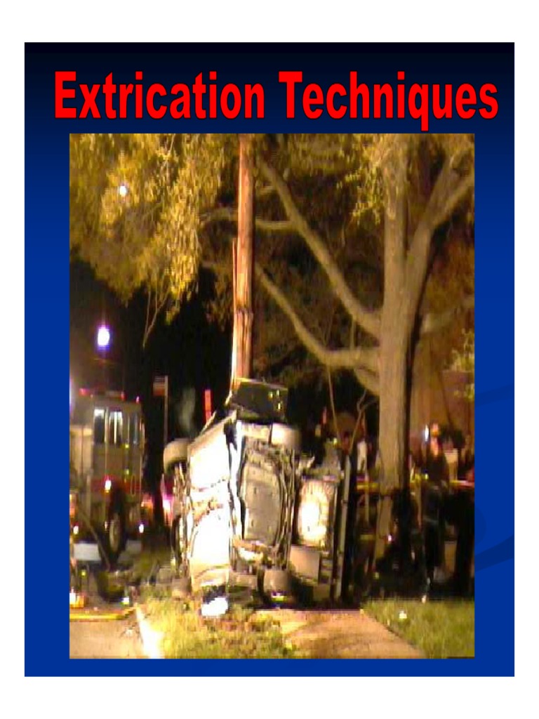 Extrication Techniques - Operations | PDF | Door | Trailer (Vehicle)