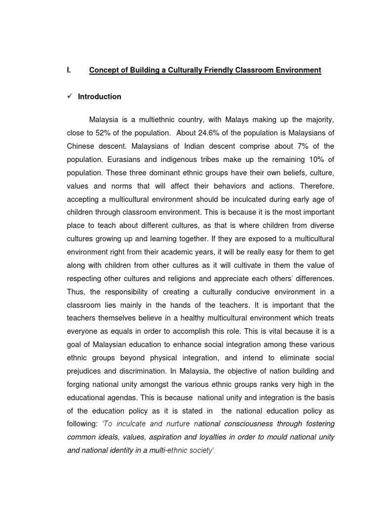Culturally Friendly Classroom Guide | PDF | Educational Assessment ...