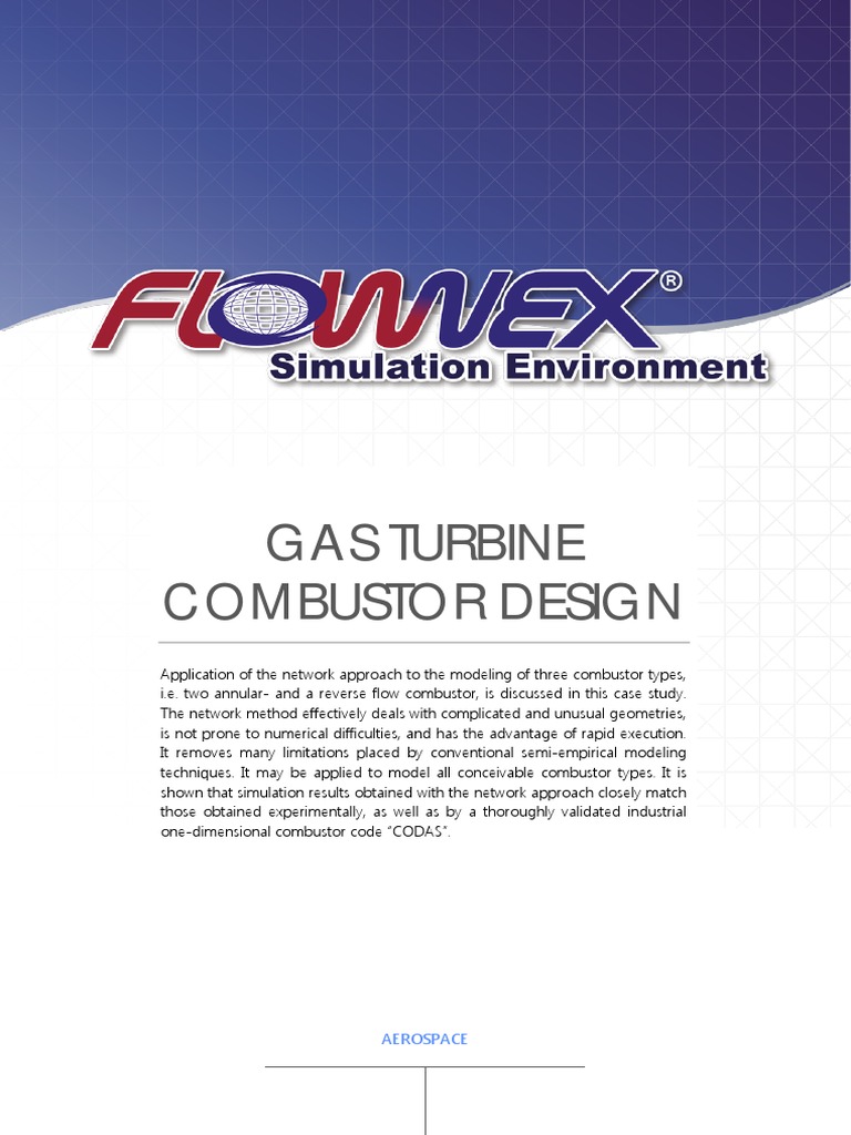 Case Study - Gas Turbine Combustor Design | PDF | Fluid Dynamics | Gases