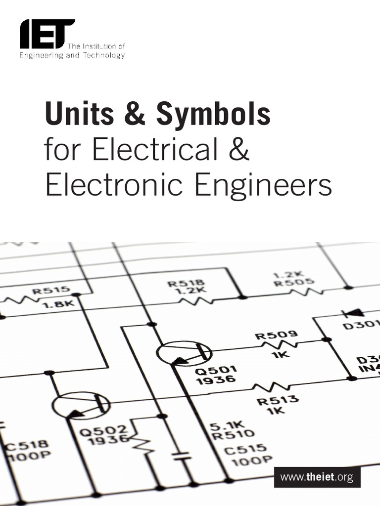 Units and Symbols For Electrical & Electronic Engineers | PDF ...