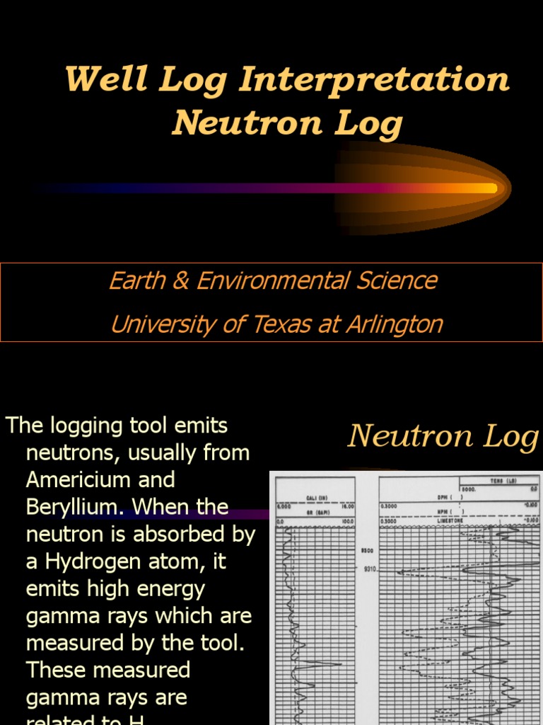 Neutron Log | Neutron | Porosity